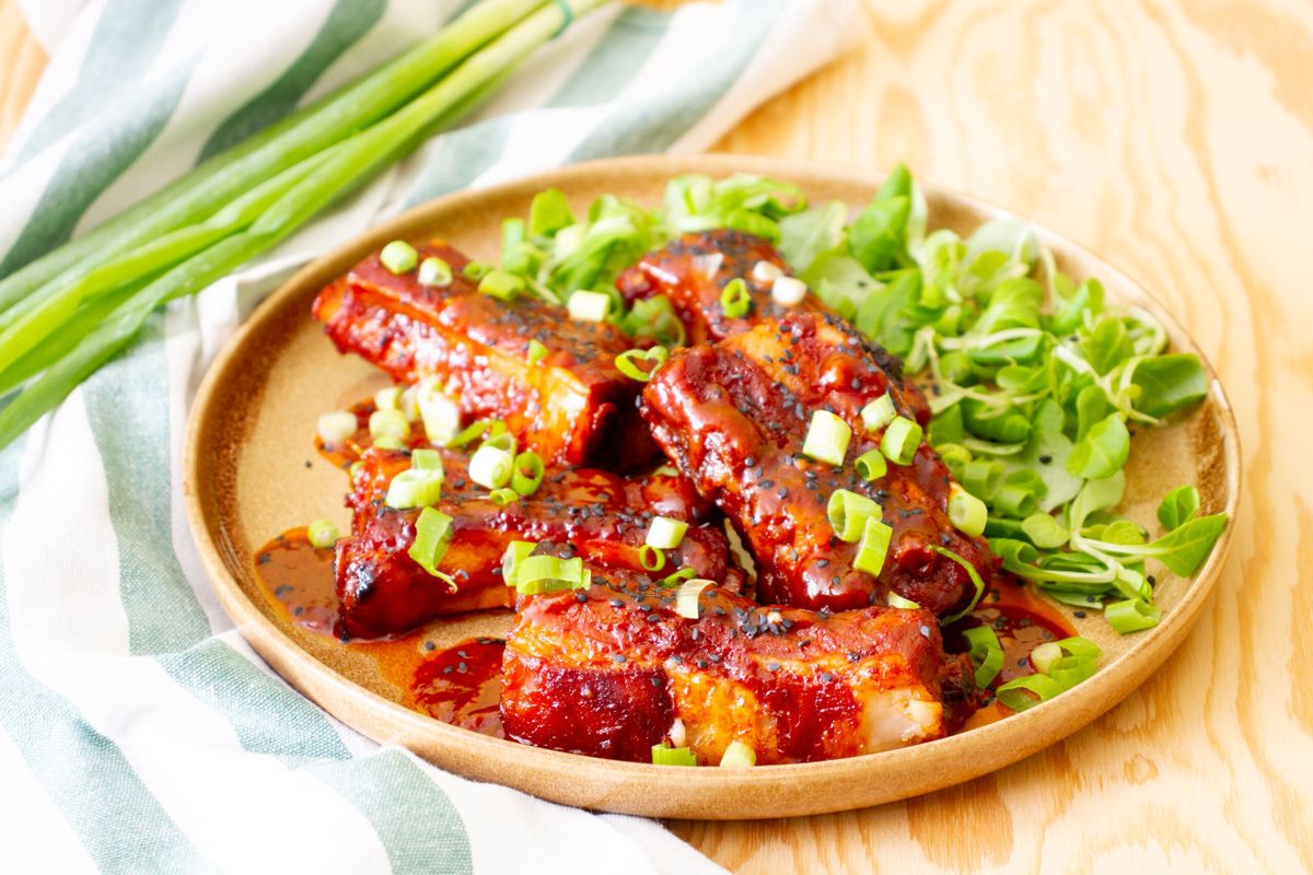 Żeberka po koreańsku ⋆ MeCooks Blog